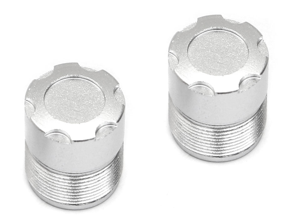 Shop S100 Scale Center Wheel Hub Cap (2) Silver (XT5 Series ...
