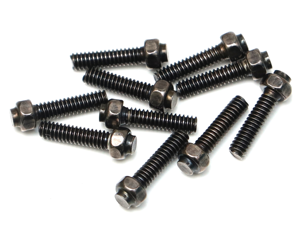 Shop M2x8mm Retro Scale Bolt 10.9 Grade Wheel Screw (10) Black ...