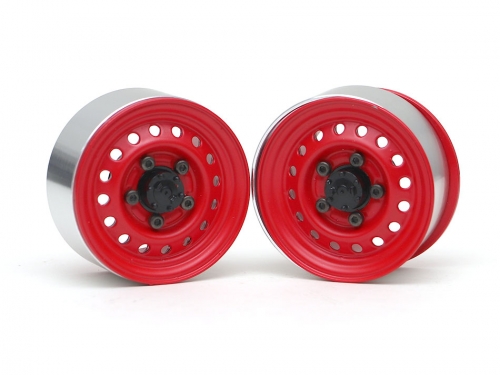 Shop 1.55" 16-Hole Classic Steelie Reversible Beadlock Wheels (Rear) w ...