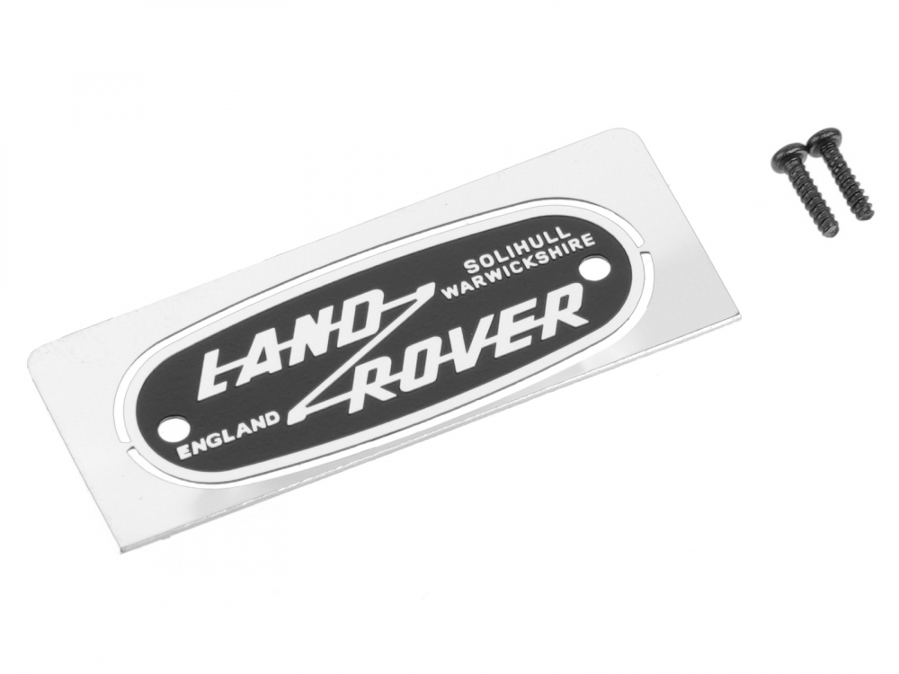 Shop Stainless Steel Land Rover® Tub Badge Solihull | BoomRacing.com