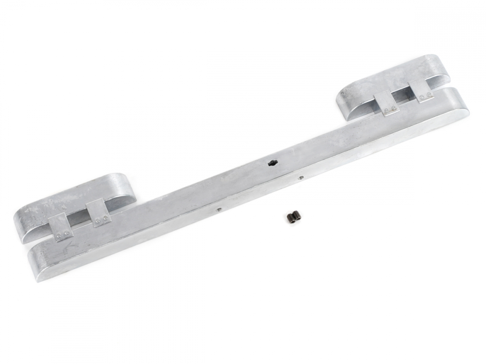 Shop Military Bumper for BRX02 Aluminum Raw Finish | BoomRacing.com