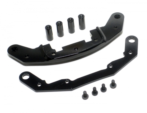 Shop Aluminum Front Upper & Lower Bumper Black | BoomRacing.com