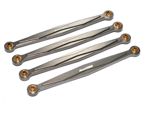 Shop Aluminum Chassis Linkage (4) Gun Metal | BoomRacing.com