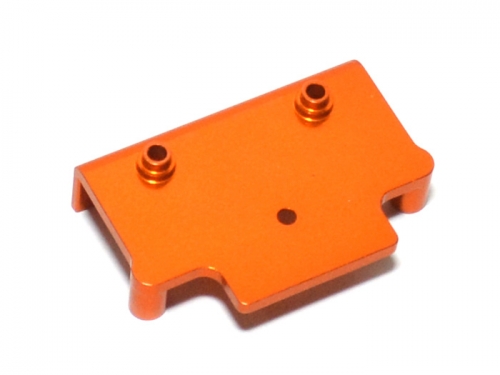 Shop Aluminum Esc Mount Plate (Rear) - 1Pc Orange | BoomRacing.com
